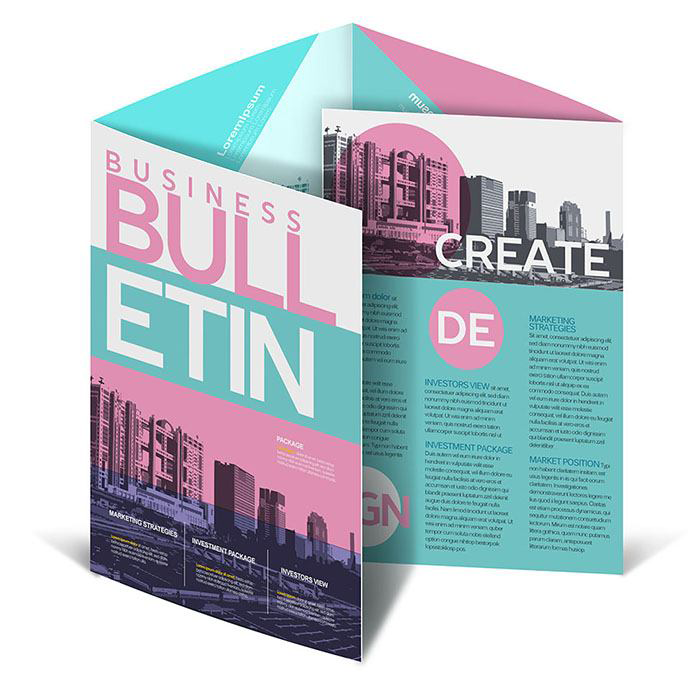 Roll Fold Newsletters | 48HourPrint.com